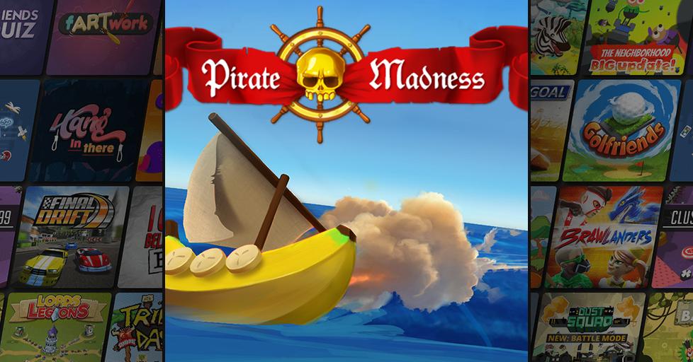 Pirate Madness - Fun local multiplayer game on AirConsole.